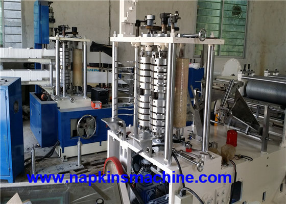 Embossed Two Line Paper Napkin Machine For Making Napkin Tissue Product supplier