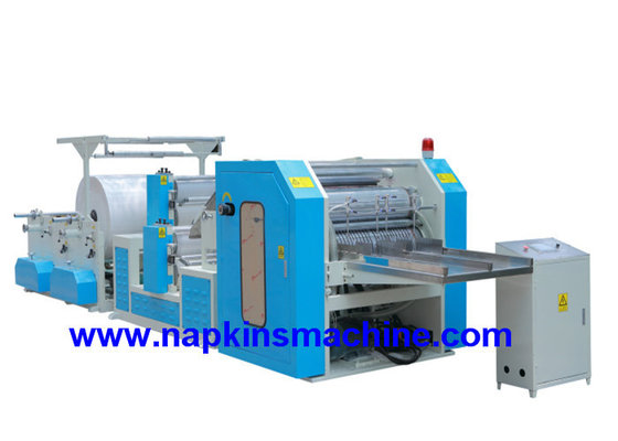 Color Printing 1/4 1/6 1/8 Paper Napkin Machine , Napkin Folder Machine supplier
