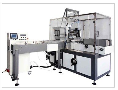 Sheet Roll Film Facial Tissue Packing Machine With Double Side Heat Sealing Function supplier