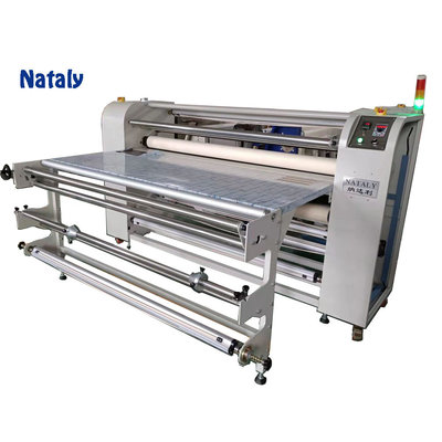 Oil heating roll heat transfer machine for sublimation transfer paper