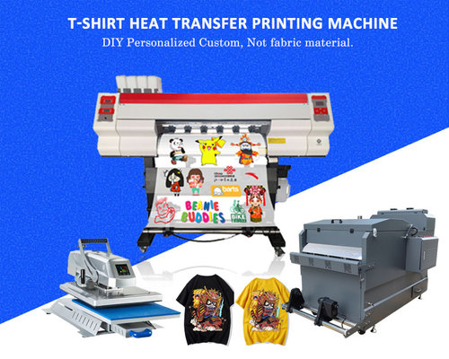 2024 factory direct sales  60cm DTF printer with  Double XP600/i320 print head  With Powder Shake Machine