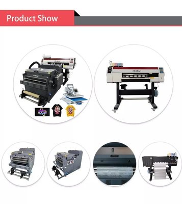 2024 factory direct sales  60cm DTF printer with  Double XP600/i320 print head  With Powder Shake Machine