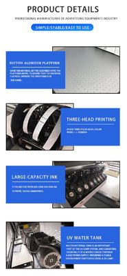 AUDLEY new arrival A1 uv machine visual location high speed flatbed 9060 UV printer with 3 pcs i3200U1