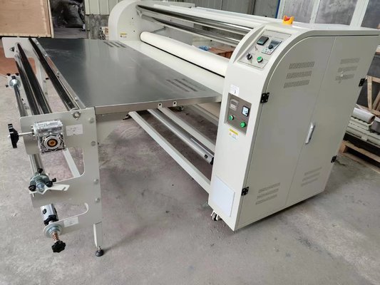 1800-420 oil heating roll heat transfer machine with 80cm workbench high quanlity with cheap price