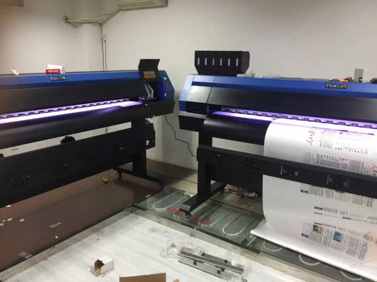 High quality 1.8m width dx5 print head auto eco solvent inkjet printer for advertising paper