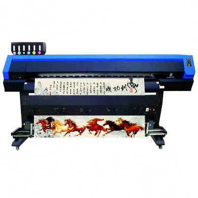 Automatic roll large format multi color CMYK flex fabric wall inkjet printer