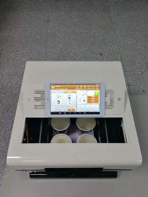 4 Cups edible latte art printing machine coffee 3d printer