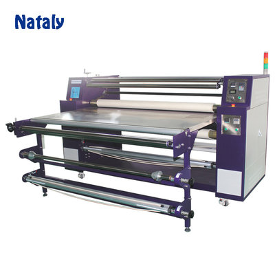 Large format Roller oil Sublimation Heat Press 1.7M Roll to Roll Heat Transfer Printing Machine for Fabric Textile