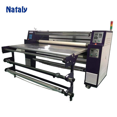 Large format Roller oil Sublimation Heat Press 1.7M Roll to Roll Heat Transfer Printing Machine for Fabric Textile
