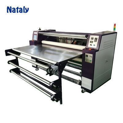 Large format Roller oil Sublimation Heat Press 1.7M Roll to Roll Heat Transfer Printing Machine for Fabric Textile