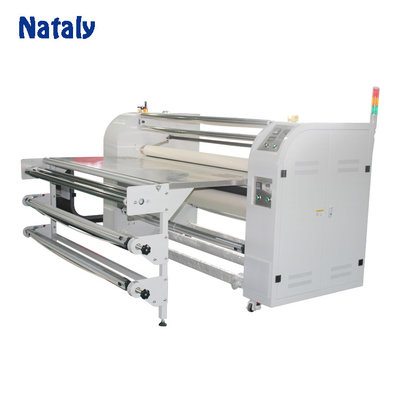 Large Format 1700mm Automatic Roll Oil Sublimation Transfer Machine Polyester Fabric Heat Press Machine