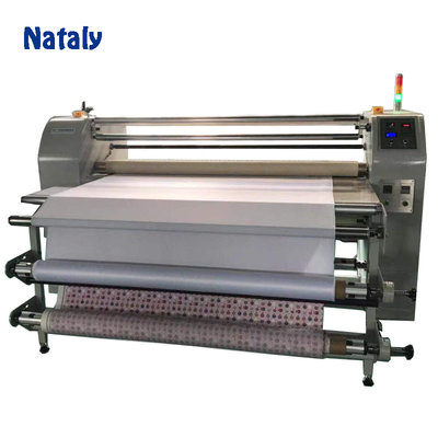 Large Format 1700mm Automatic Roll Oil Sublimation Transfer Machine Polyester Fabric Heat Press Machine