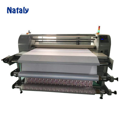 Large Format 1700mm Automatic Roll Oil Sublimation Transfer Machine Polyester Fabric Heat Press Machine