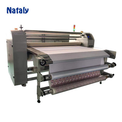 Large Format 1700mm Automatic Roll Oil Sublimation Transfer Machine Polyester Fabric Heat Press Machine