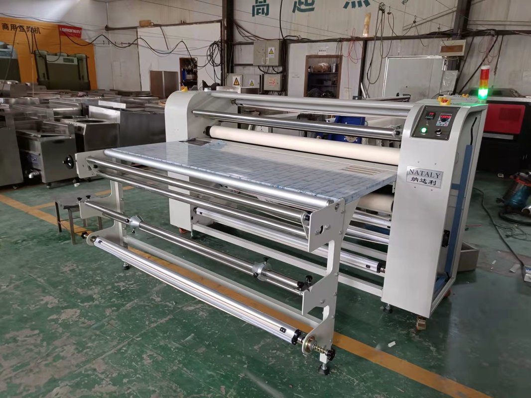 2023 hot sales cheap price oil heating roll heat press heat transfer machine