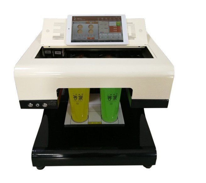 Cheap selfie 3D coffee photo printer machine four cups coffee printer for sale