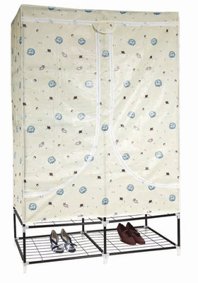 Bedroom Furniture Non woven Fabric Wardrobe Shelves Portable Free Standing Closet