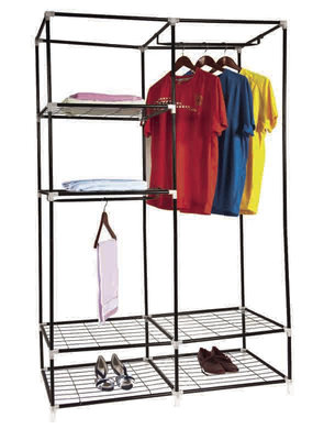 Bedroom Furniture Non woven Fabric Wardrobe Shelves Portable Free Standing Closet