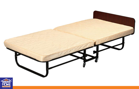 Double / Single Foldable Beds Rollaway Guest Room Furniture Folding Camp Bed