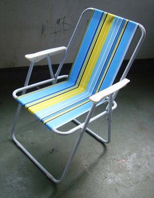 Oxford Fabirc Foldable Beach Chairs with Arm Rest Lightweight Camping Folding Chairs