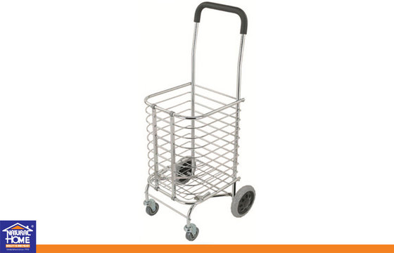 Aluminium Personal Shopping Cart with Wheels , Climbing Stair Shopping Trolley