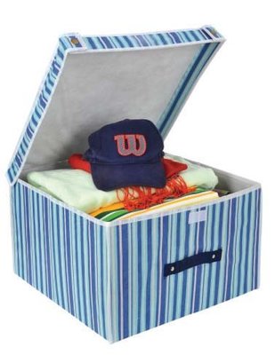 Folding Non Woven Laundry Basket Storage Boxes , Foldable Laundries Organizer