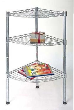 Chrome Metal Storage Racks / Shelves Multi Function Home Shop
