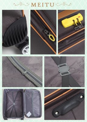 Business OL Trolley Suitcase Nylon Fabric High Quality Travel Luggage Cases Bags