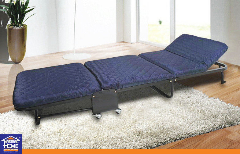 Outdoor Furniture Lightweight Adjustable Folding Camping Bed With Wheels