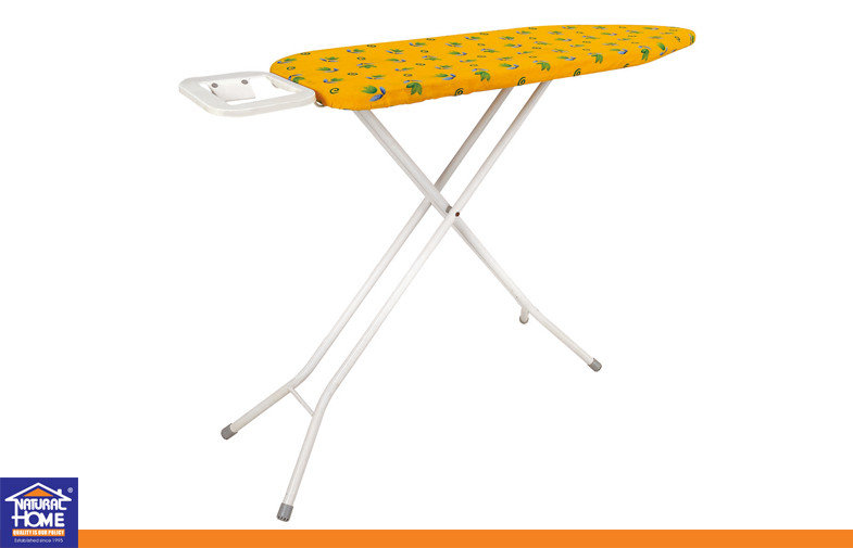 Adjustable Folding Metal Ironing Board TC Cover with Spong Iron Holder