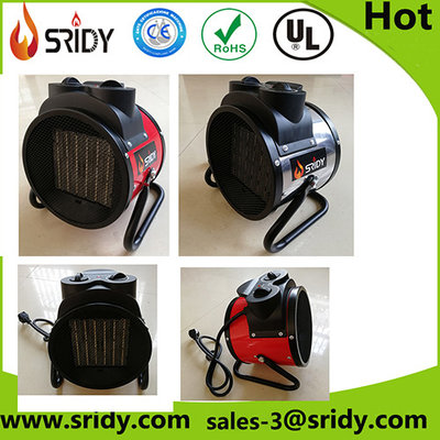 Stainless body industrial electric fan ceramic heater