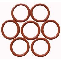 Red Rubber Viton O-ring Approved AS568 And Non-Standard Sizes Silicone O-Rings For Oil Seals / Water Seals