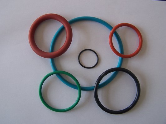 Colourful Rubber Viton O-ring With Resistant Solvents Approved AS568 Standard And Non-Standard Silicone O-Ring