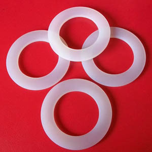 Customized Size White NBR, Silicone ,EPDM, Viton, Vulcanized Fiber Washer / Rubber Sealing Washer With Oil-Resistant