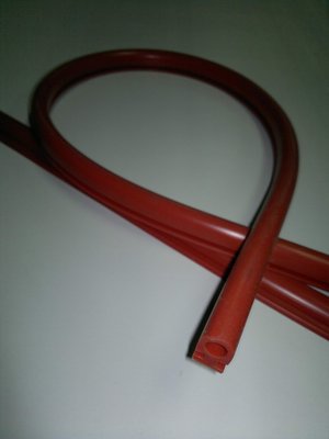 Red Elastic Rubber Cord Or Elastic Rubber Tubing Approved AS568 Standard With Diameter Size 1.5 to 35 mm.