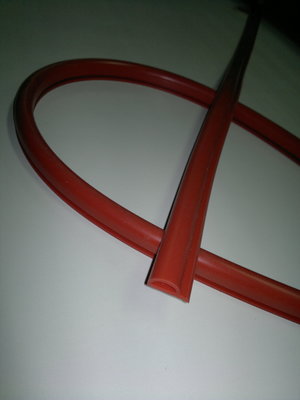 Customized Red NBR,  Silicone,  EPDM,  Viton Elastic Rubber Cord Or Tubing For Oil Seals / Water Seals