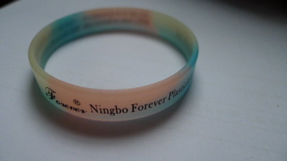 Promotional Printing Custom Silicone Wristband For Younger Size 190x12x2mm