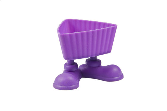 29.7x17.4x1.7cm Silicone Cake Mold Triangle With Feet / Silicone Cake Mold Approved FDA And  LFGB
