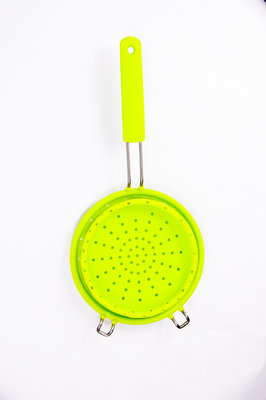 Used In Microwave Ovens Silicone Foldable Filter with Stainless Steel  / Silicone Cake Mold Approved FDA And  LFGB