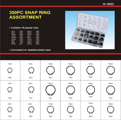 DIY For Custom Rubber Viton Assortment Kits Approved AS568 Standard With 300PC Snap Ring  Assortment