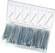 Black Rubber Viton Assortment Kits Approved AS568 Standard With 144psc Large Cotter Pin Assortment
