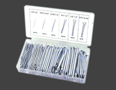 Hardware Assortment Kits,280 psc Cotter Pin Assortment DIY For Custom W-8015
