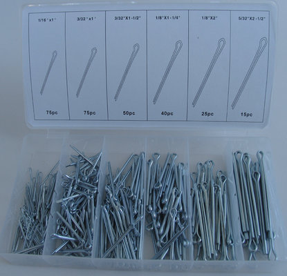 Hardware Assortment Kits,280 psc Cotter Pin Assortment DIY For Custom W-8015