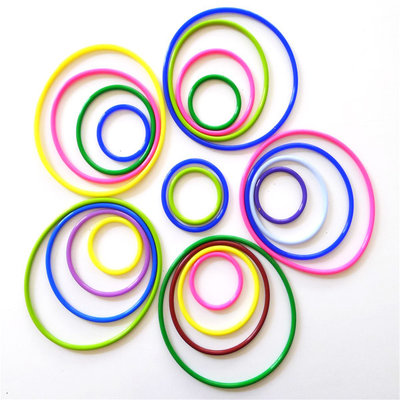 AS568 Colourful Rubber Viton O-ring With Resistant Solvents And Non-Standard Silicone O-Ring
