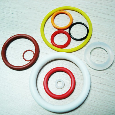 FFKM VMQ PTFE PU NBR Red O Rings Silica Gel 50Mpa for Mechanical Sealing OEM / ODM
