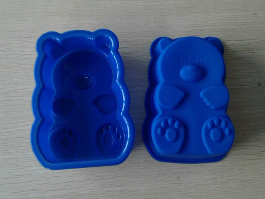 Custom Novelty Blue Silicone Cake Mould , Kids Adults Silicone Cake Pop Pans