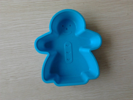 Single Christmas Silicone Cake Mould ，Gingerbread Women Silicone Bakeware Pan