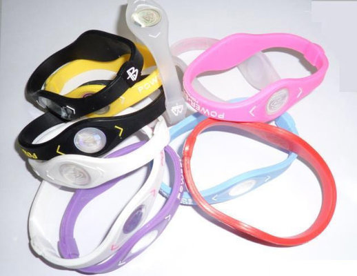 Fashion silicone energy balance strength power bracelet