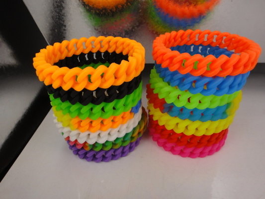 13mm width Twist Rubber Bracelets,Silicone Braided bracelet,Silicone CHAIN Wristbands