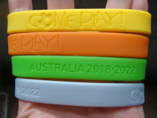 Custom deboss or emboss silicone wristband | Silicone Bracelets